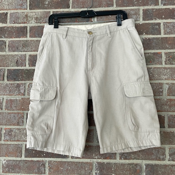 Vercho | Shorts | Vercho Linen Feel Mens Cargo Shorts Size 34 | Poshmark